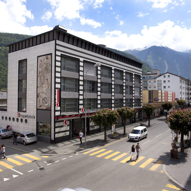 Banque Cantonale du Valais - Martigny Tourisme - Valais Switzerland