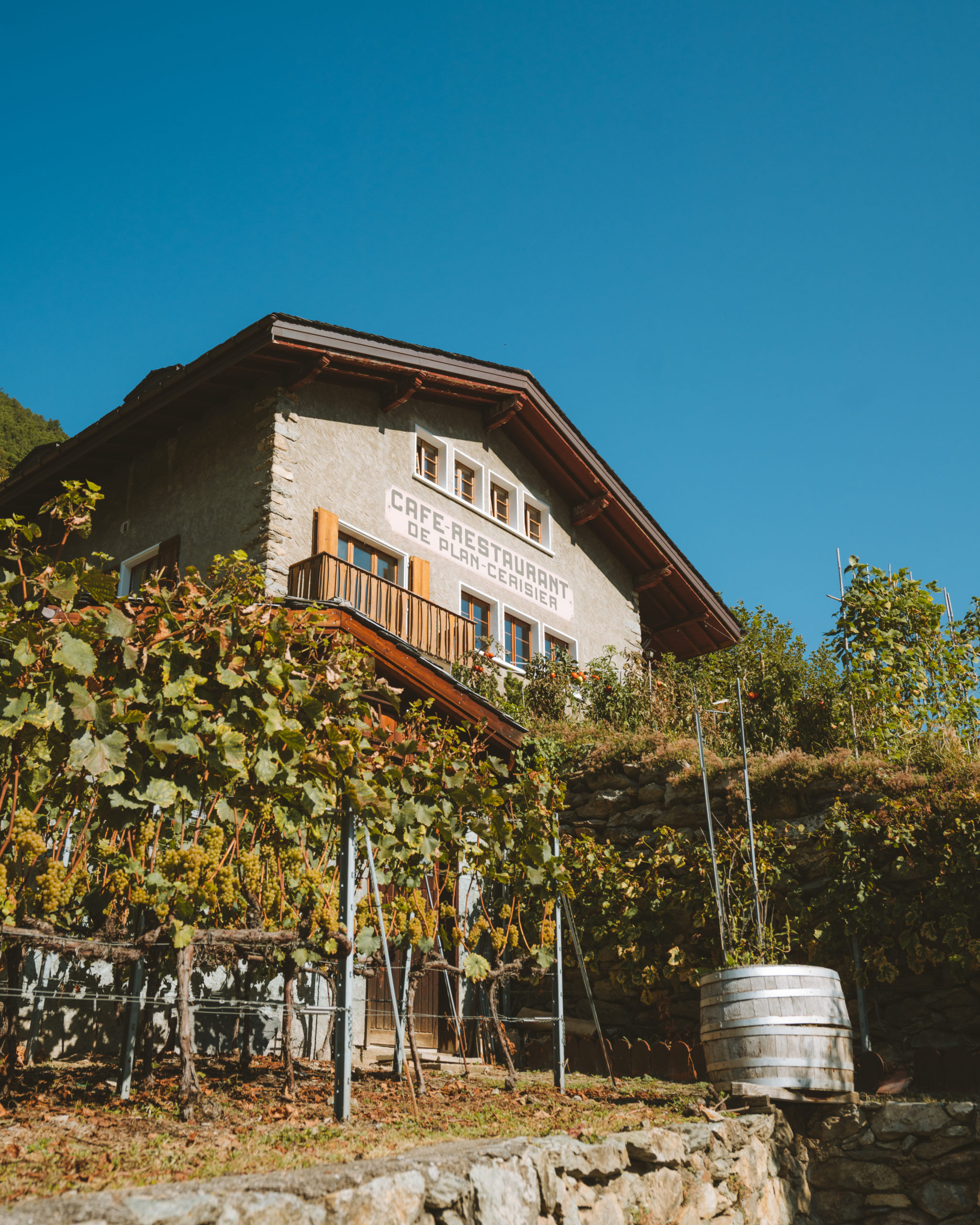 Plan-Cerisier Restaurant - Martigny Tourismus - Wallis Schweiz